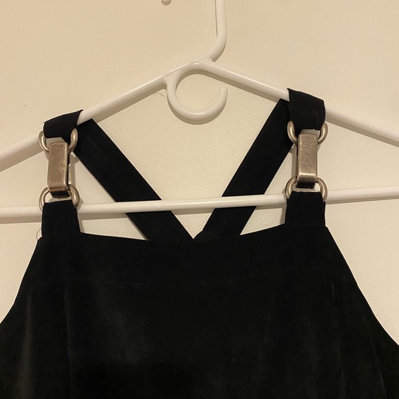 Dresses | Vintage Suede Buckle Dress | Poshmark
